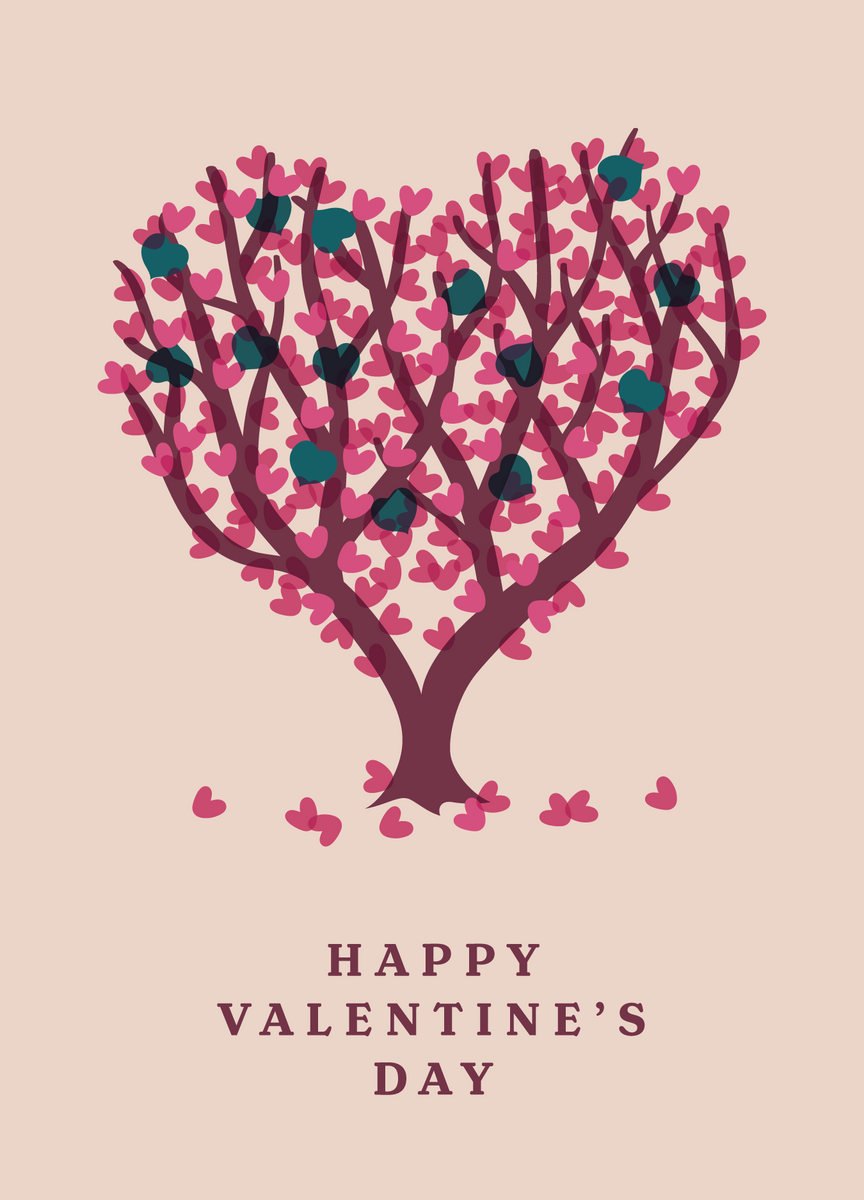 Valentine's Day Tree Dedication Card - Tree of Love – TreePeople Store
